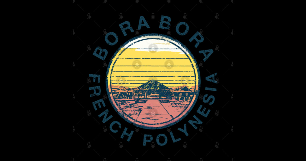 Bora Bora Over Water Bungalow - Bora Bora Over Water Bungalow - Sticker ...