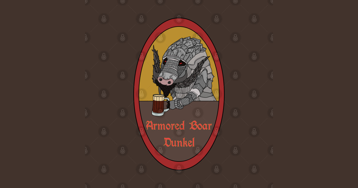 Dark Souls - Armored Boar Dunkel - Dark Souls - T-Shirt | TeePublic