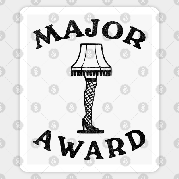 Major Award - Christmas Story - Sticker | TeePublic