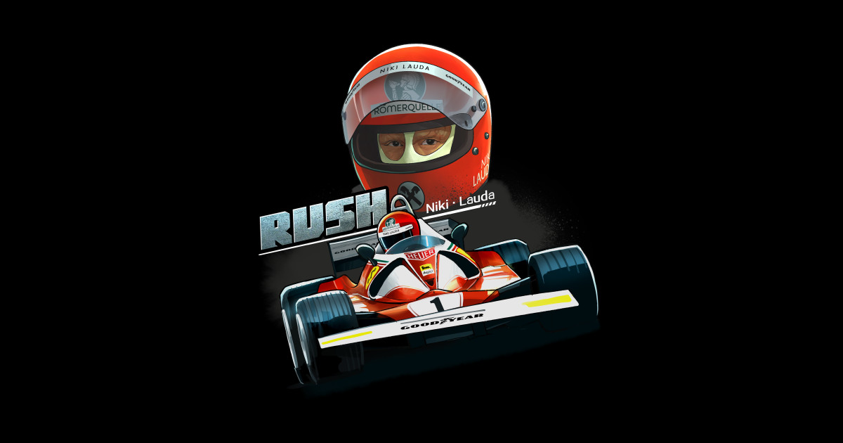RUSH-Niki Lauda - Champion - Sticker | TeePublic
