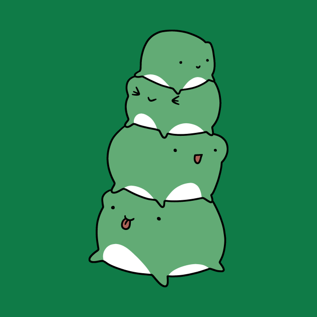 Frog Stack - Frog - T-Shirt | TeePublic