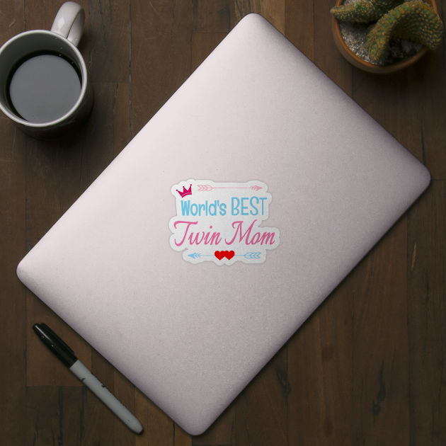 World's Best Twin Mom Mama of Twins Boy Girl Mother's Day Gift - Worlds ...