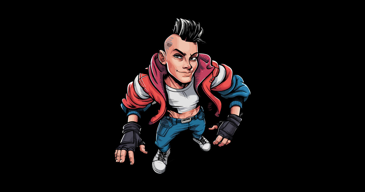 Retro Urban Mohawk - Perspective - Sticker | TeePublic