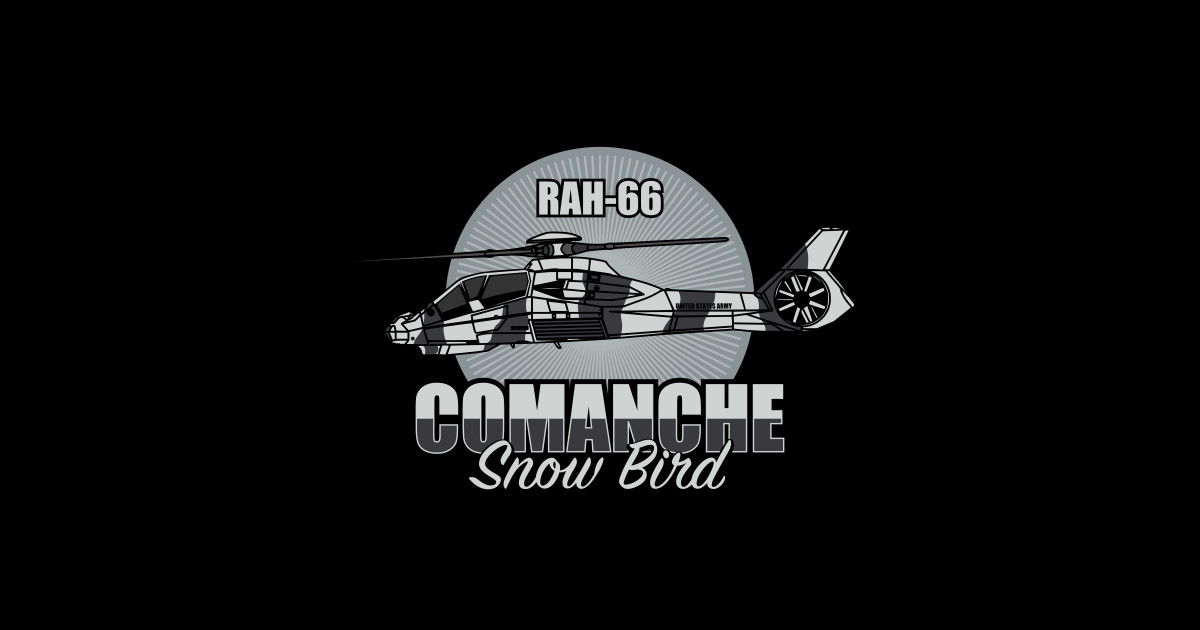 RAH-66 Comanche - Comanche Helicopter Gunship - Sticker | TeePublic
