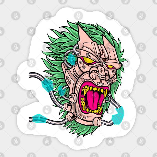 Wukong Mechanical Cyborg - King Kong - Sticker | TeePublic