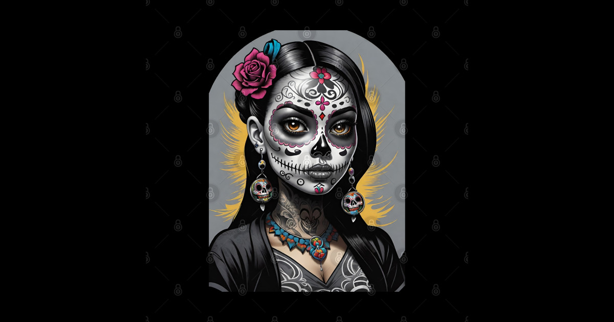Catrina Dia De Los Muertos - Catrina - Posters and Art Prints | TeePublic