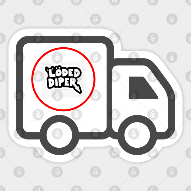 loaded diaper LOGO - Loaded Diaper - Sticker | TeePublic