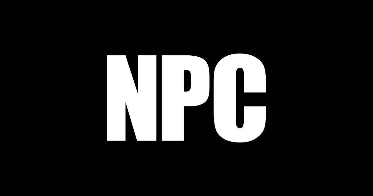 NPC Non Playable Character - Funny Gaming Gift - Npc Non Playable ...