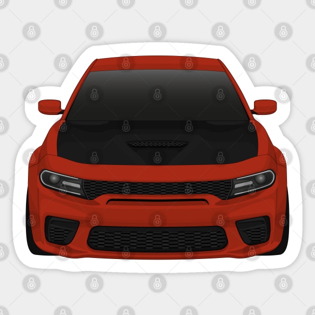Charger Widebody Sinamon-stick + black hood - Dodge Charger - Sticker ...