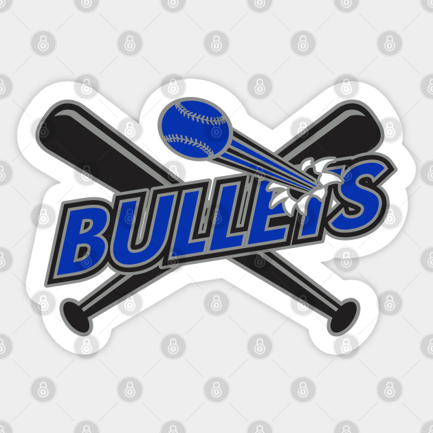 Bullets Baseball Logo - Bullets Baseball - Sticker | TeePublic