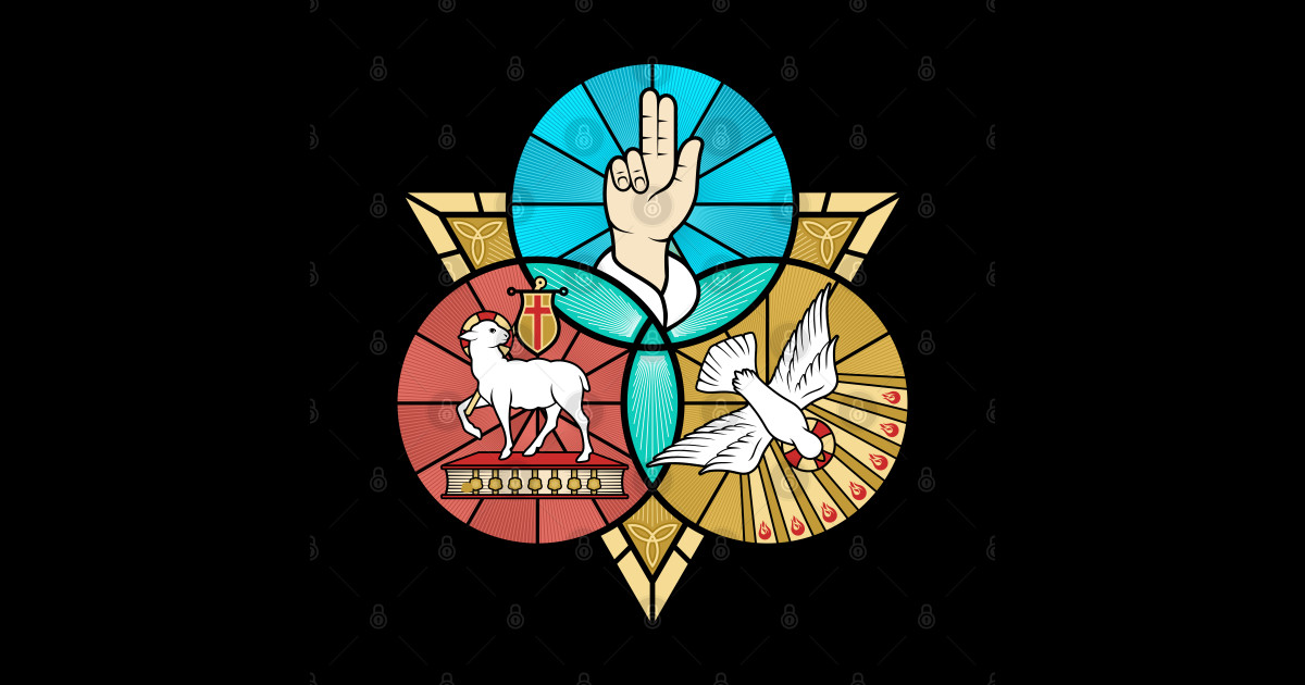 The magnificent seal of the Holy Trinity - Holy Trinity - Sticker ...