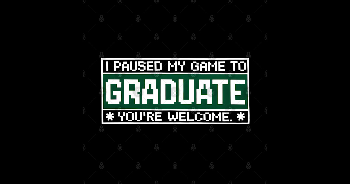 Funny Video Gamer Graduate 2024 Graduation - Gamer Graduation - Sticker ...