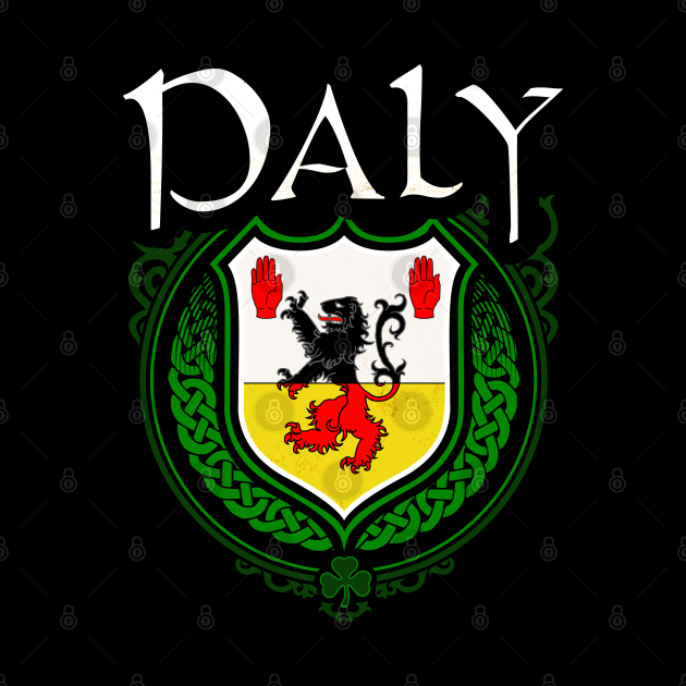 Daly Family Irish Coat of Arms - Daly - Pin | TeePublic