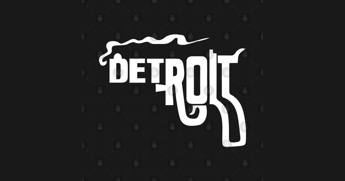 Detroit Gun - Detroit - T-Shirt | TeePublic