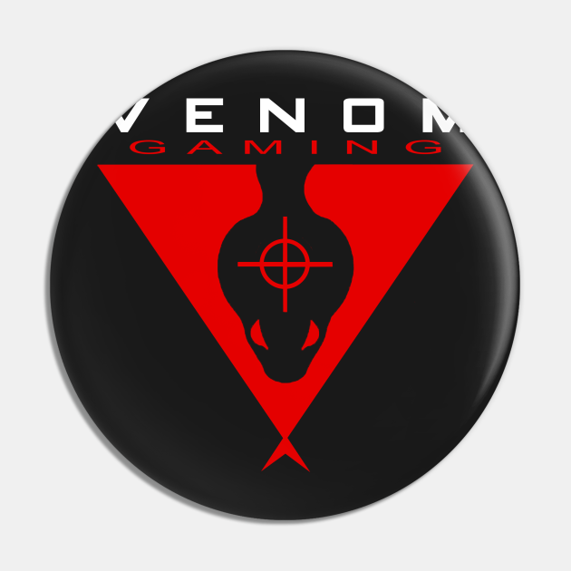 VENOM Gaming logo t-shirt - Gaming - Pin | TeePublic