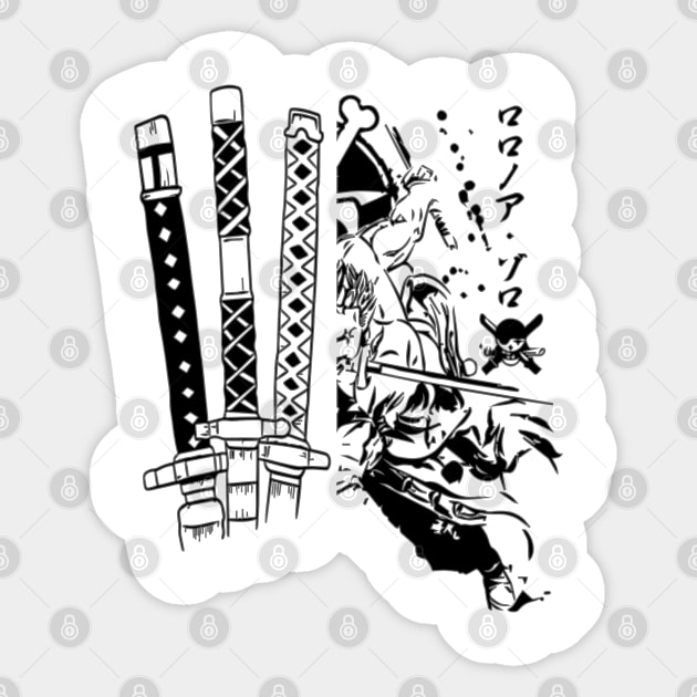 One Piece Men's Women's Anime Roronoa Zoro Swords - Anime Lover ...