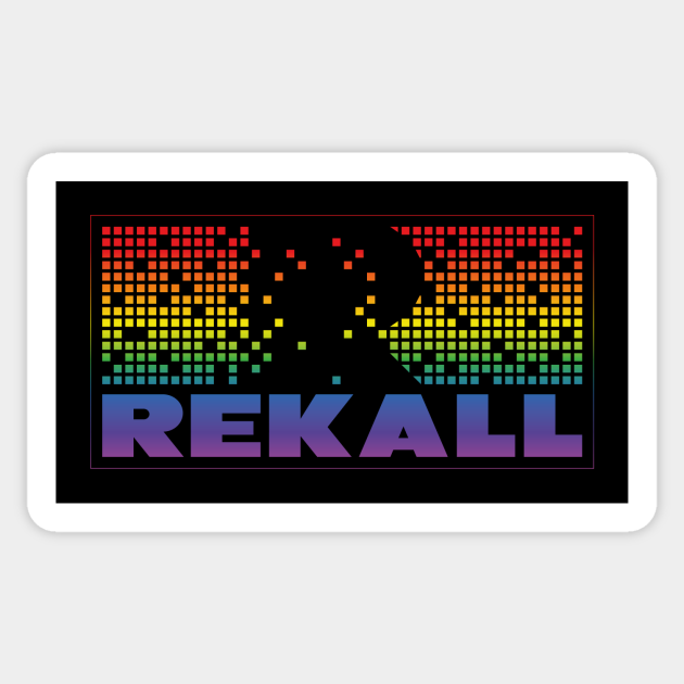 Total Recall – Rekall Logo (rainbow effect) - Total Recall - Sticker ...