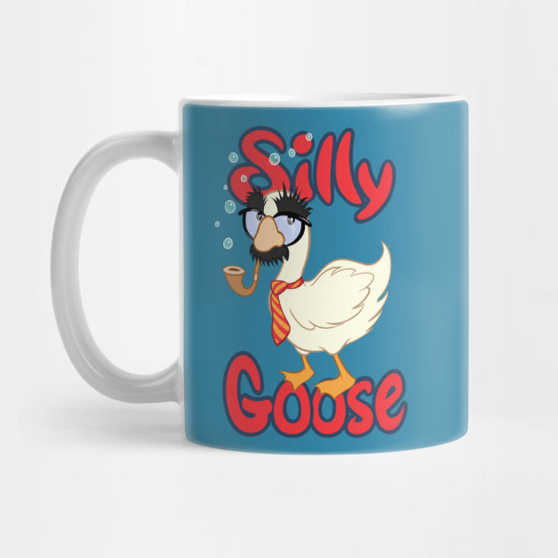 Silly Goose - Fake Moustache - Mug | TeePublic