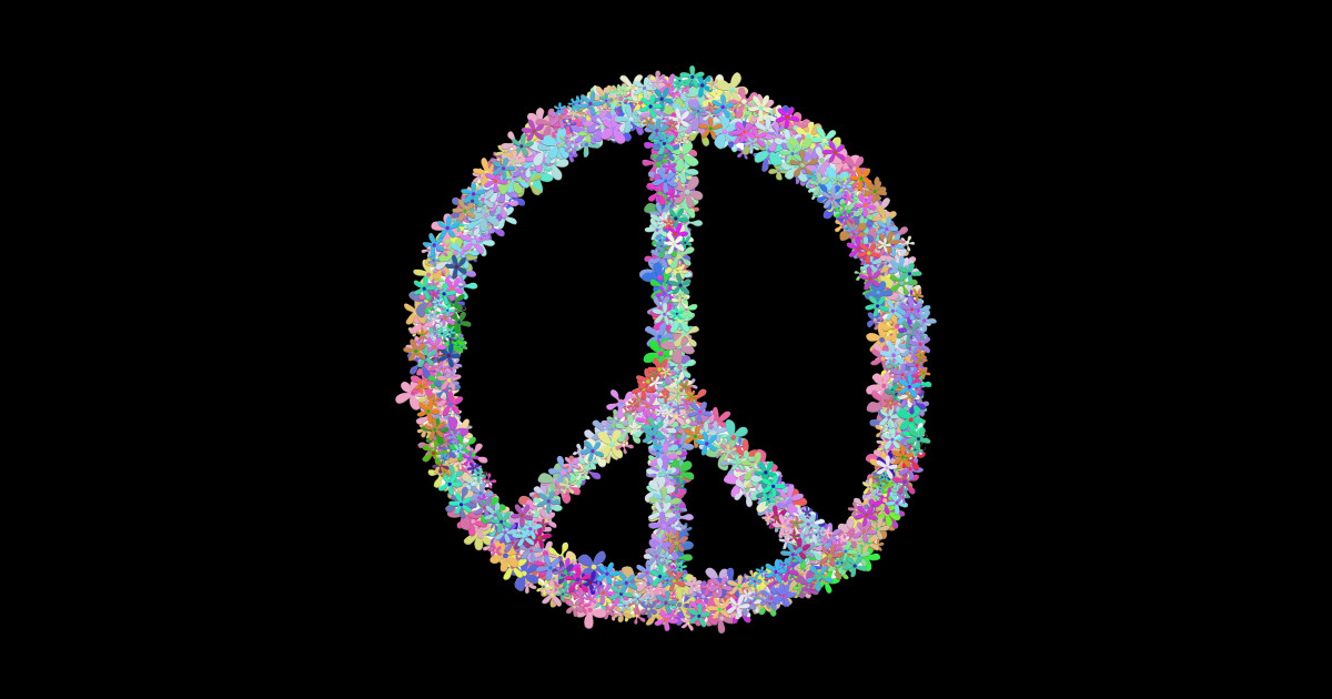 Peace Flower Power Sign - Peace Flower - Magnet | TeePublic