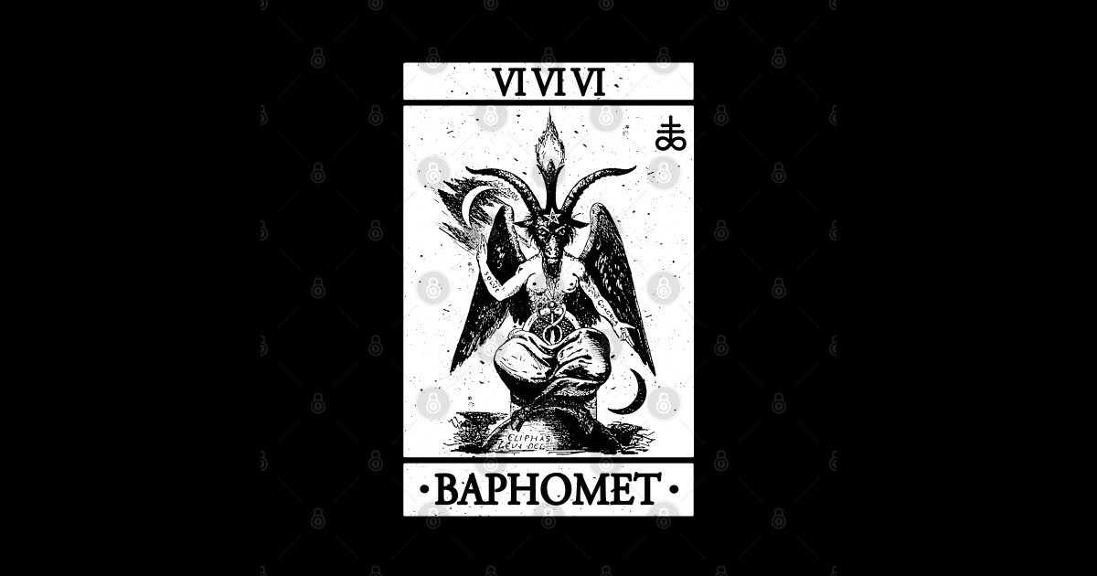 BAPHOMET TAROT CARD - BAPHOMET, SATANISM AND THE OCCULT - Baphomet ...