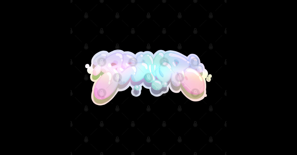 ASMR - Pastel Aesthetic Bubble Letters - Asmr - Sticker | TeePublic