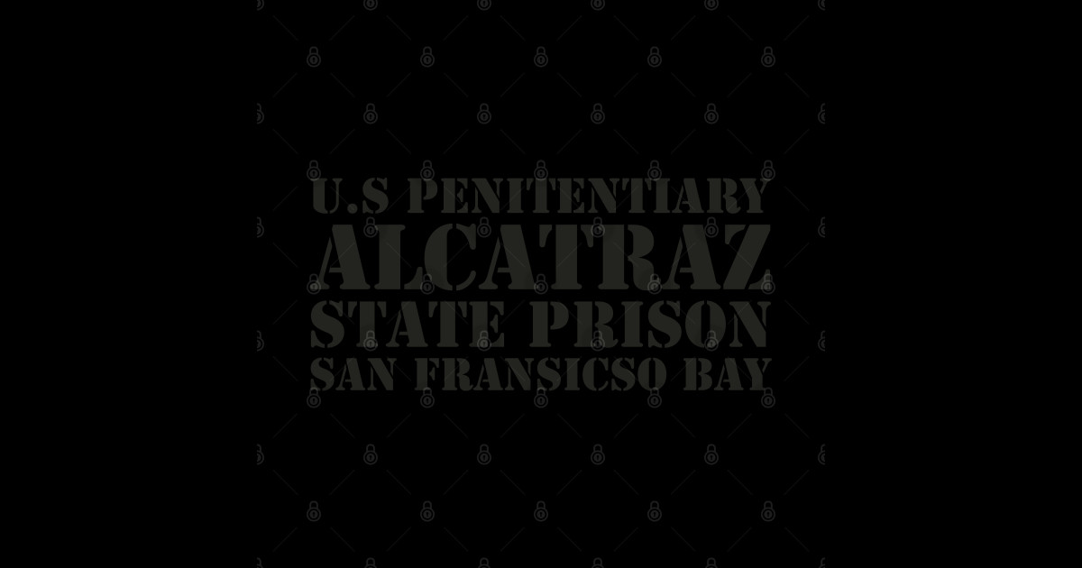 ALCATRAZ-PRISON - Alcatraz Prison - Sticker | TeePublic
