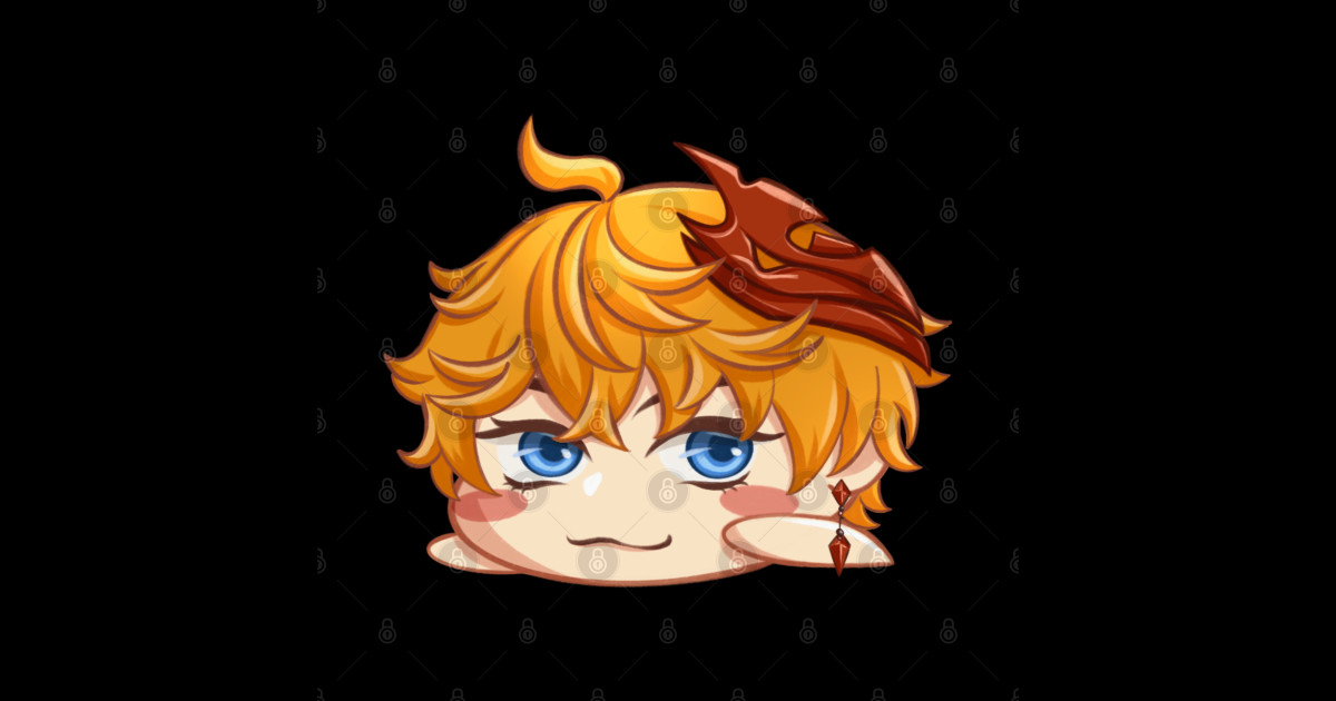 chibi tartaglia genshin fanart - Genshin Impact - Magnet | TeePublic