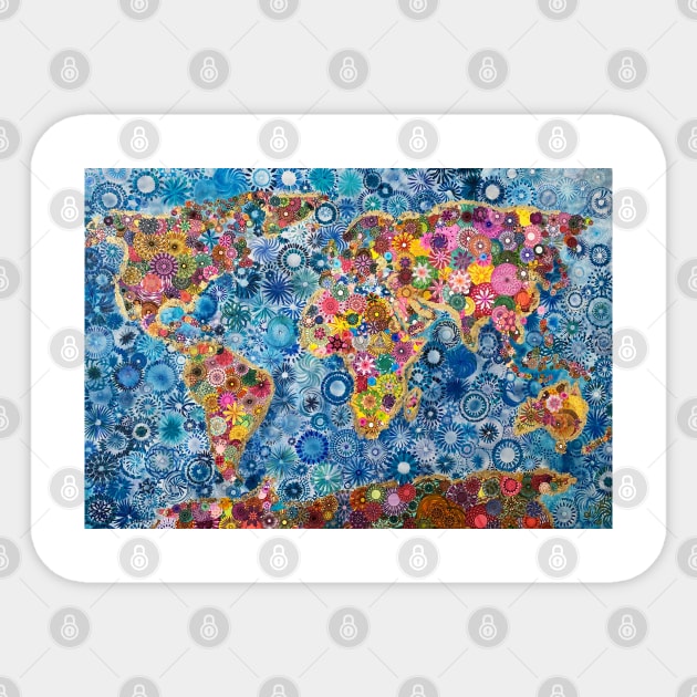 Spirograph World Map, the sequel: a Patterned Spirograph Collage ...