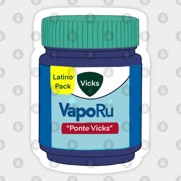Vaporú - Vicks - Sticker | TeePublic
