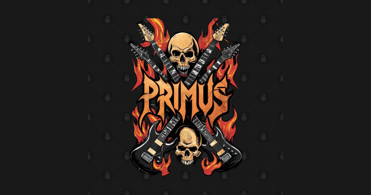 fire primus band fan art - Rock Band - T-Shirt | TeePublic