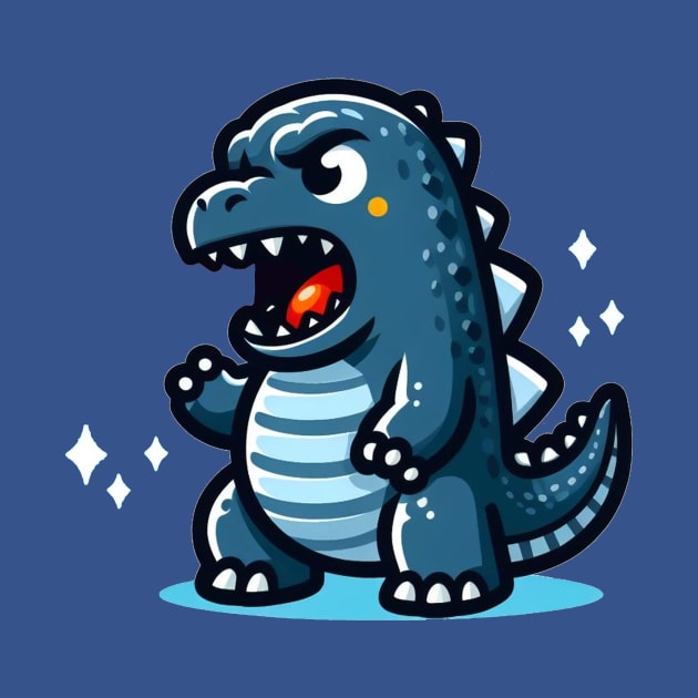 Cute Godzilla - Godzilla - T-Shirt | TeePublic