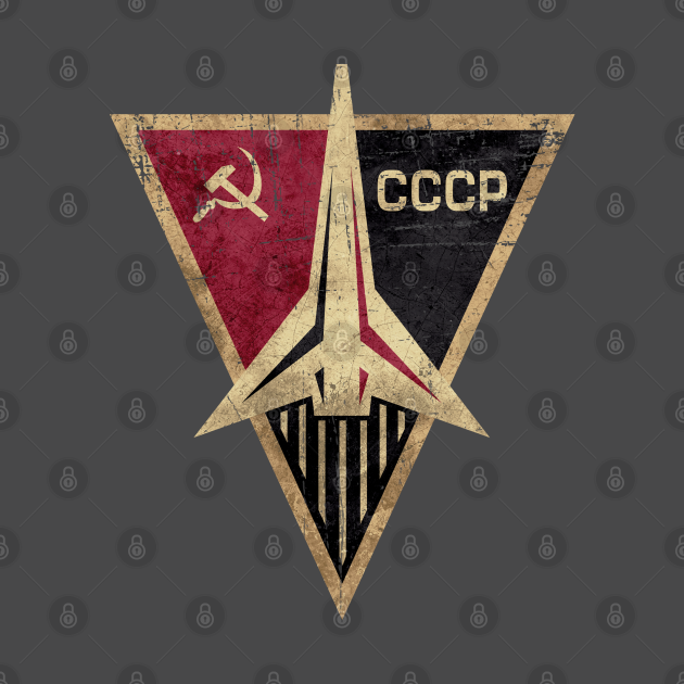 CCCP Rocket Triangular Insignia - Soviet Rocket - T-Shirt | TeePublic