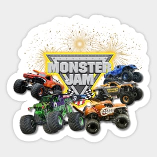 Monster Jam Stickers for Sale | TeePublic