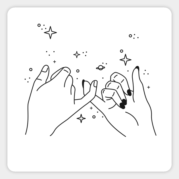 pinky promise pixel art