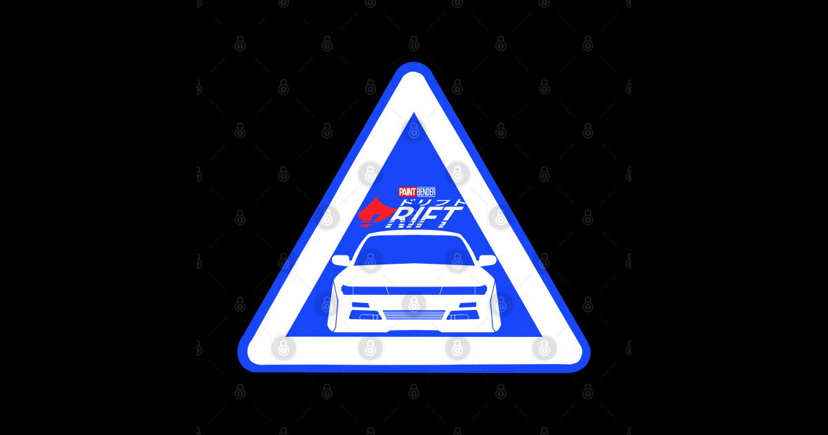Drift Okinawa Japan S13 Nissan Silva Initial D Anime Manga Otaku Sign ...