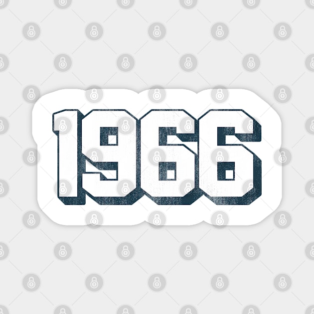 1966 // Years Vintage Retro Logo Style - 1966 - Magnet | TeePublic