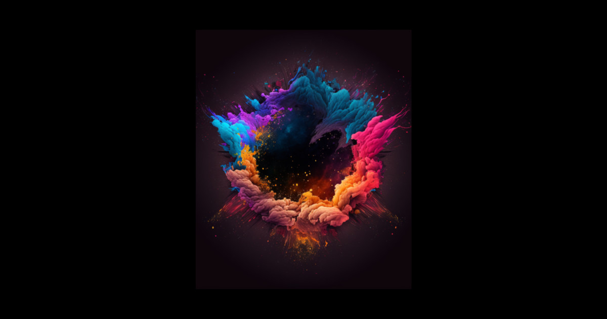Color explosion, Colorful, With pattern, Space - Space - Posters and ...