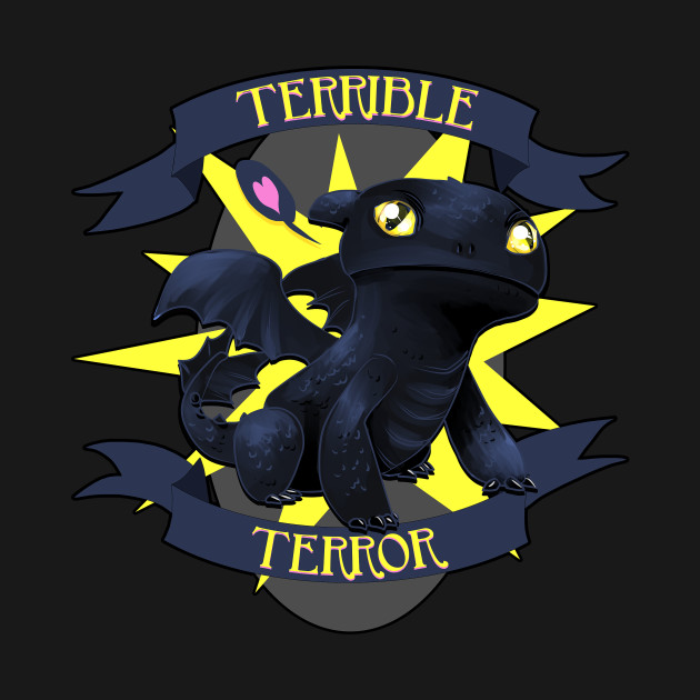 Terrible Terror - Dragon - T-Shirt | TeePublic