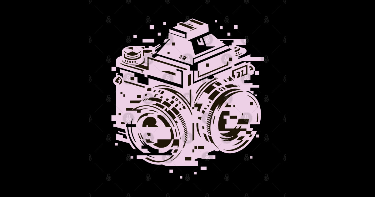 Binary Glitch Camera - Retro Digital Photography Art - Glitch Camera ...