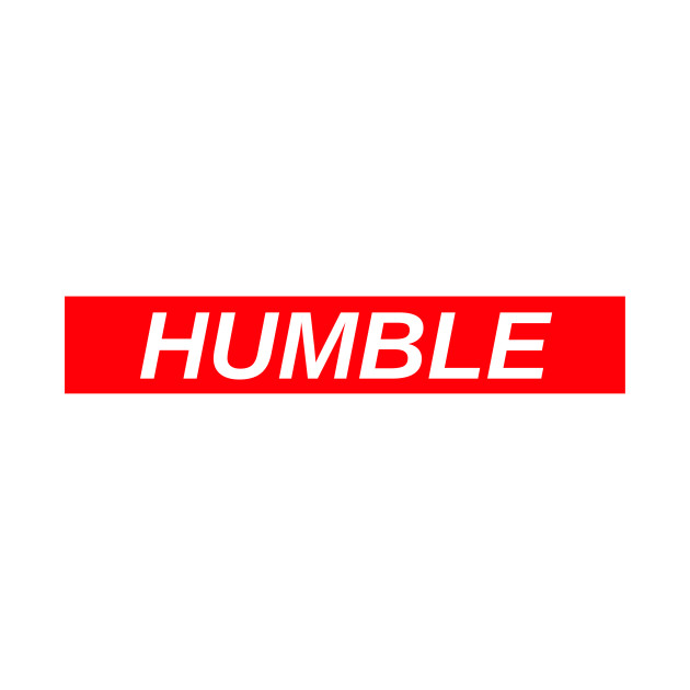 HUMBLE // Red Box Logo - Kendrick Lamar - T-Shirt | TeePublic