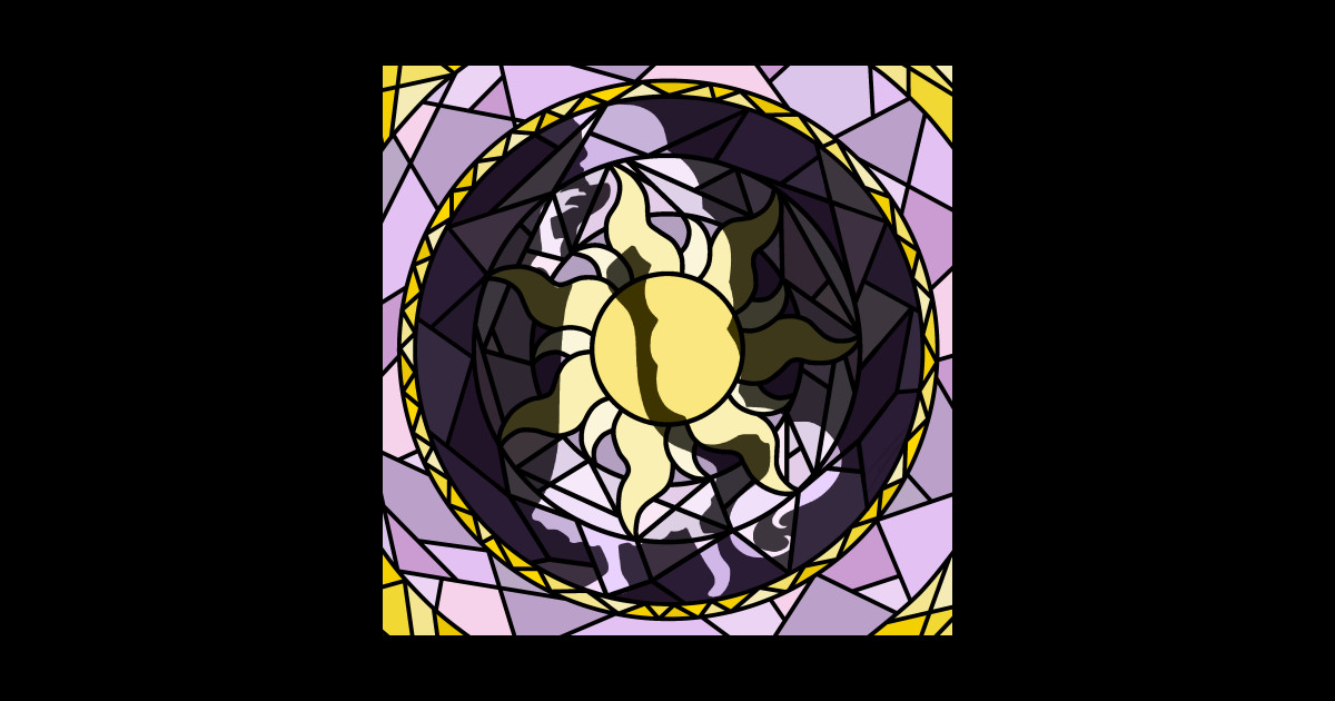 Rapunzel Stained Glass Window - Rapunzel - Posters and Art Prints ...