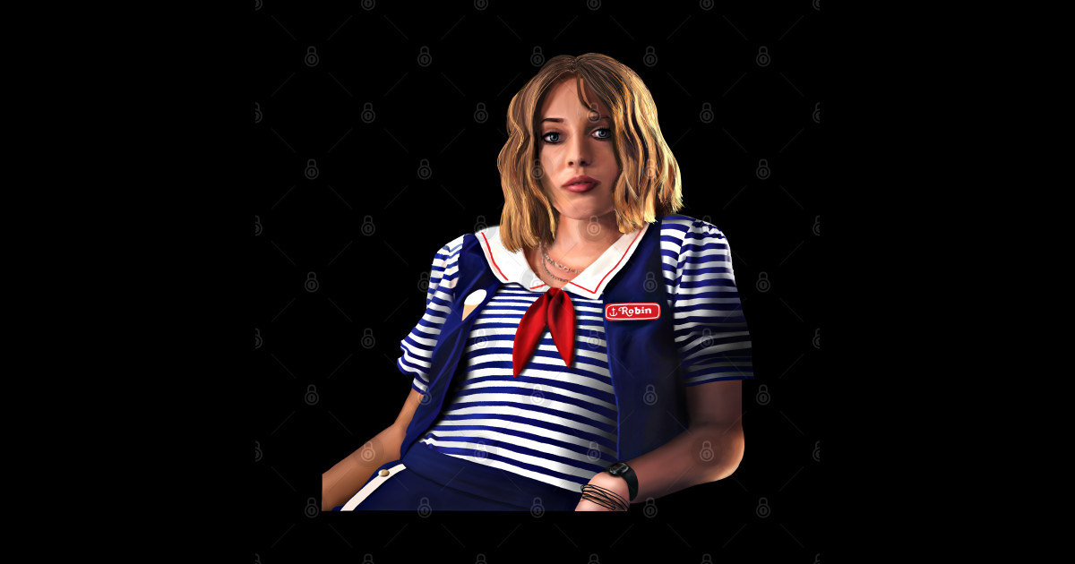 Robin (Original Drawing) - Robin Stranger Things - Sticker | TeePublic