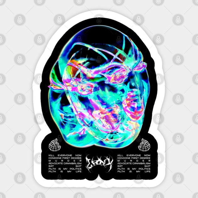 DIVINE - FILTH IS MY LIFE (Dark) - Divine - Sticker | TeePublic