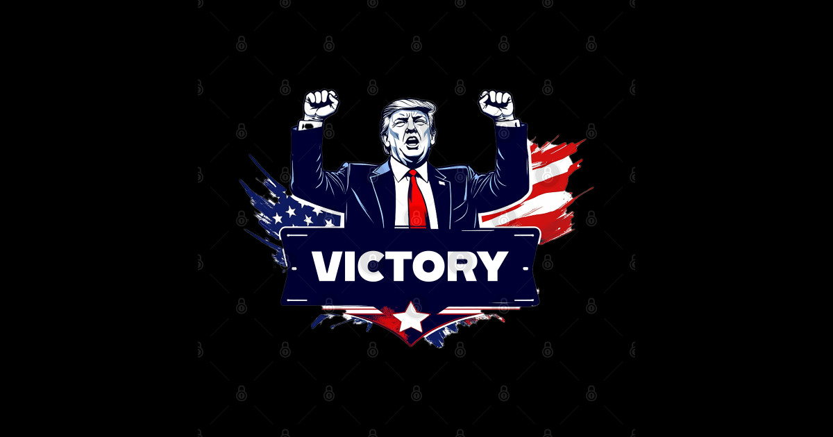 Victory - Trump - Sticker | TeePublic