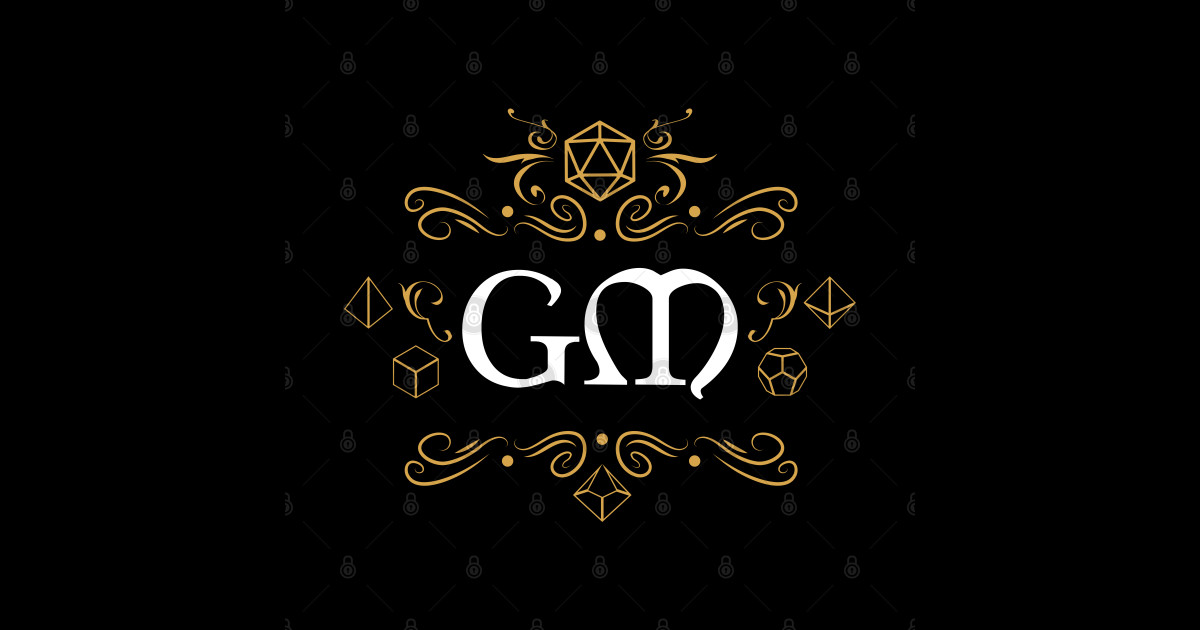 GM - Game Master Tabletop RPG Gaming - Game Master - T-Shirt | TeePublic