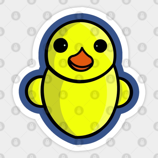 Cute Yellow Duck - Duck - Sticker | TeePublic