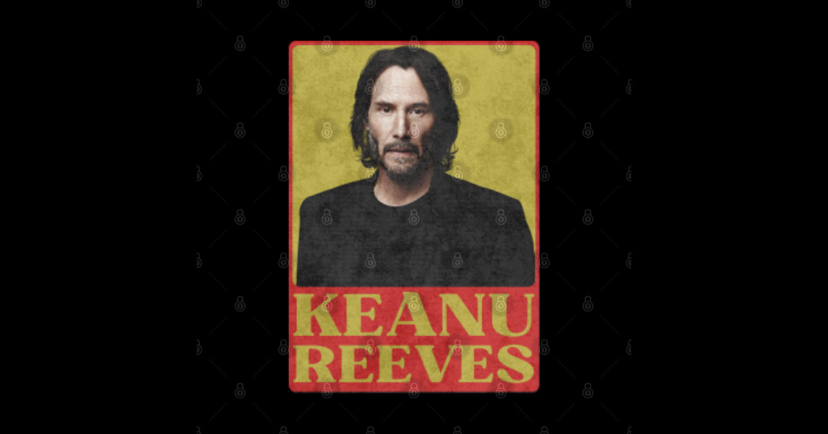 Keanu Reeves 90s Styled Aesthetic Design - Keanu Reeves - Posters and ...