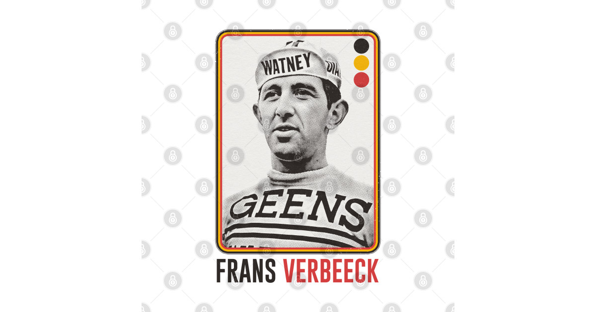 Frans Verbeeck ---- Retro Style Original Design - Eddy Merckx - T-Shirt ...