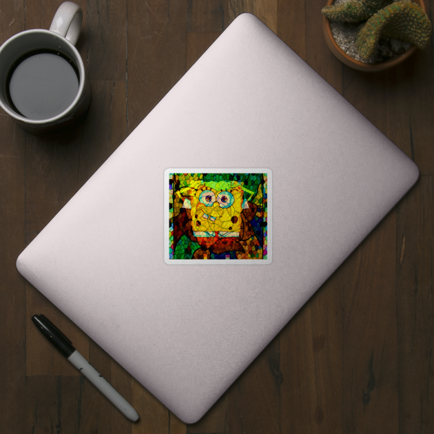 spongebob window sticker