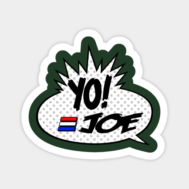 Yo Joe Raps! - Gijoe - Sticker | TeePublic
